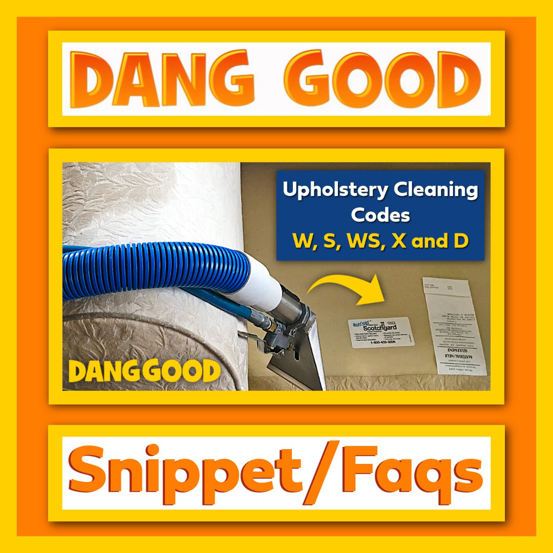 5 Upholstery Cleaning Codes Easily Explained - By Dang Good